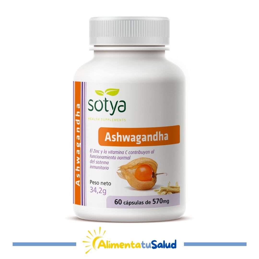 Ashwagandha - 60 cápsulas - Sotya | Plantas adaptógenas – Alimenta la Salut